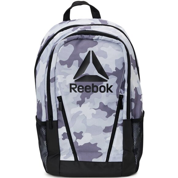 Reebok | Bags | Reebok Unisex Laptop Backpack Light Gray Camouflage ...